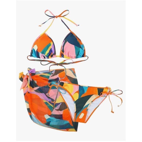 American Trends | Swim | New String 2pc Halter Top Triangle Bikini Set ...